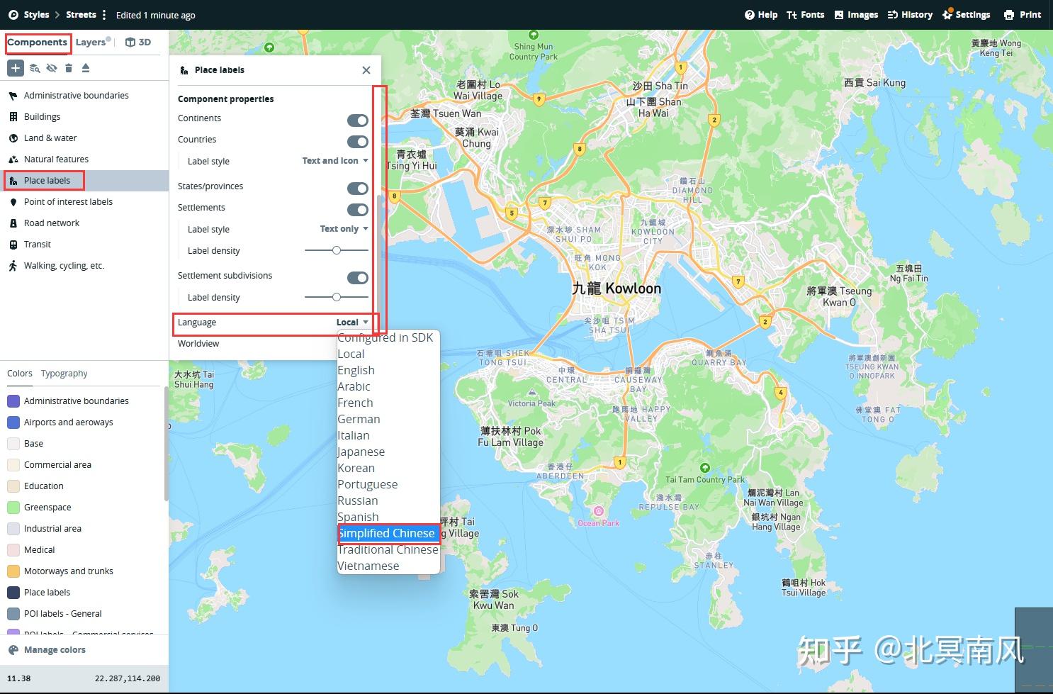 请问mapbox地图中的标注怎么把英文的改成中文的？ - 知乎