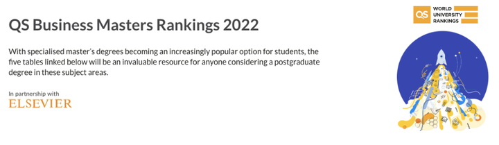 QS2022全球大学商科Master排行哪家强？看看你中意的大学是否上榜！ - 知乎
