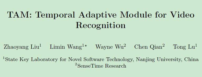 [ECCV'20] TAM - 知乎