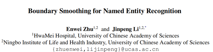 【ACL 2022】Boundary Smoothing for Named Entity Recognition - 知乎