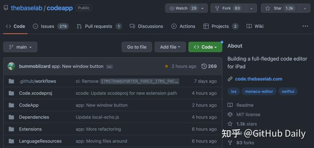 用 iPad 来写代码，GitHub 又一代码编辑器，开源了！ - 知乎