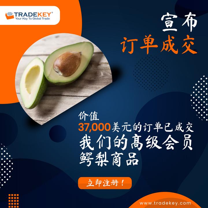 Tradekey外贸订单交易提醒|鳄梨出口&铁轨订单成交案例 - 知乎