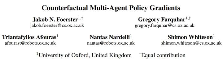 4.5 MARL算法COMA - 知乎