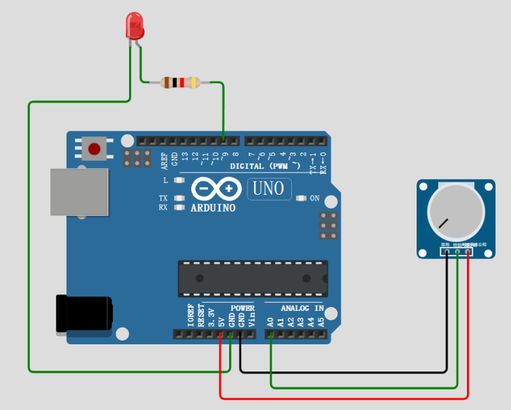 Arduino教程 （三）通过电位器控制 Led 灯 知乎 2339