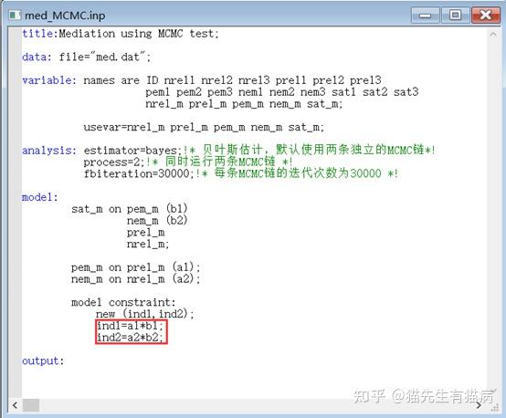 中介分析Mplus实例操作：Sobel检验、Bootstrap法、MCMC法、潜变量中介分析 | 高级心理统计 - 知乎
