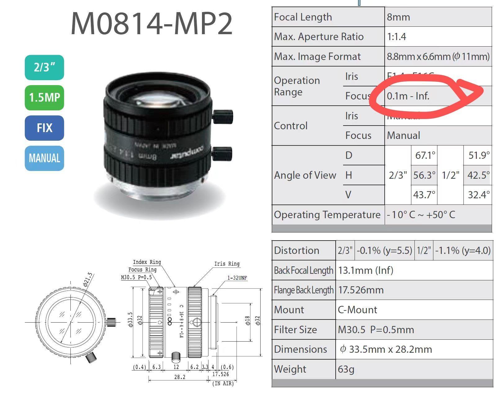 定焦镜头的focus range是什么意思？ - 知乎