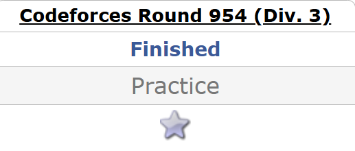 Codeforces Round 954 Div 3a G2 知乎