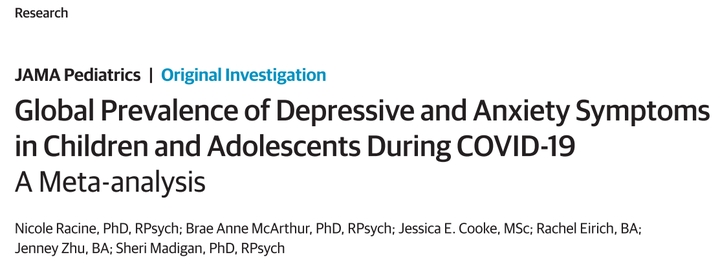 文献解读| 新冠大流行下的少年儿童心理健康状况| JAMA Pediatric Meta分析 - 知乎