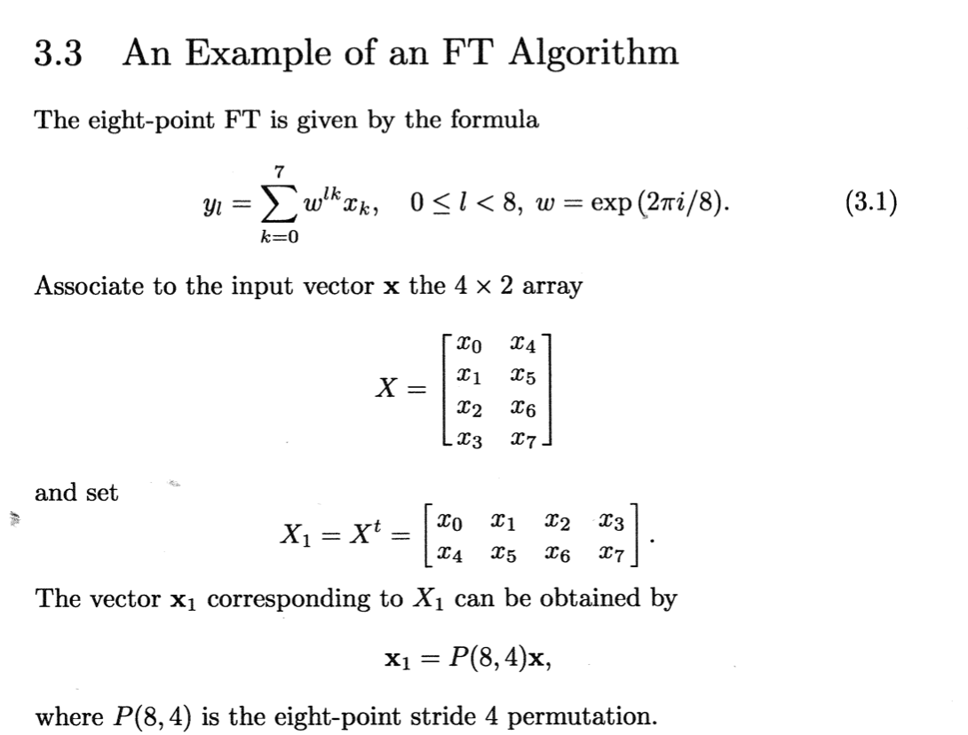 [搬运] Cooley-Tukey FFT算法 （Tensor Product 描述) - 知乎