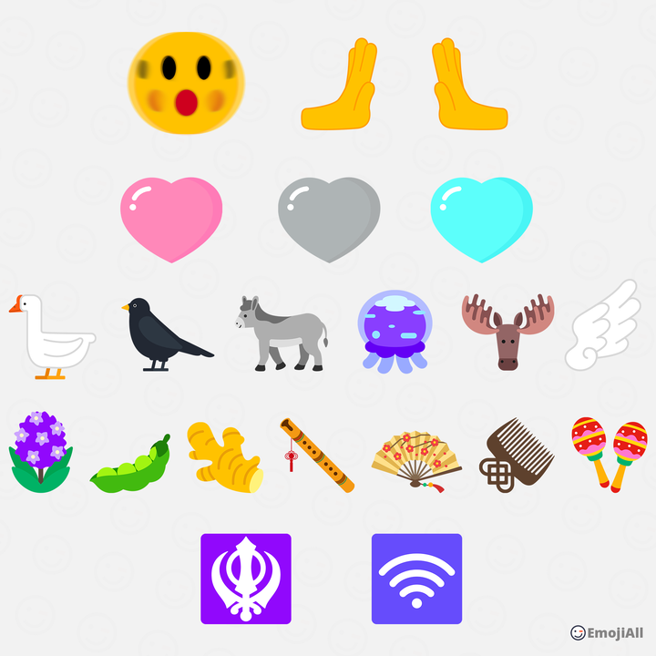 Emoji15.0版本草稿发布! 除了粉色爱心，还有这些emoji表情... - 知乎