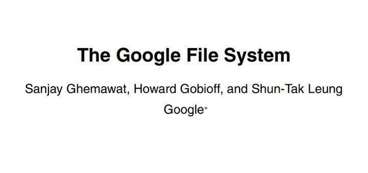 The Google File System（GFS）学习笔记 - 知乎