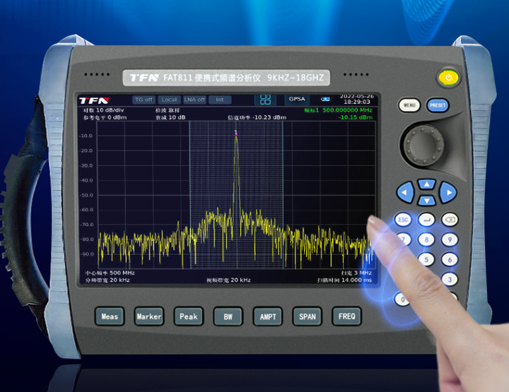 TFN FAT811手持式频谱分析仪 (9KHZ-18GHZ)评测 - 知乎