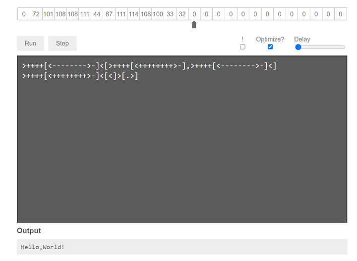 Esolang——2.brainfuck编程中的加减乘除 - 知乎