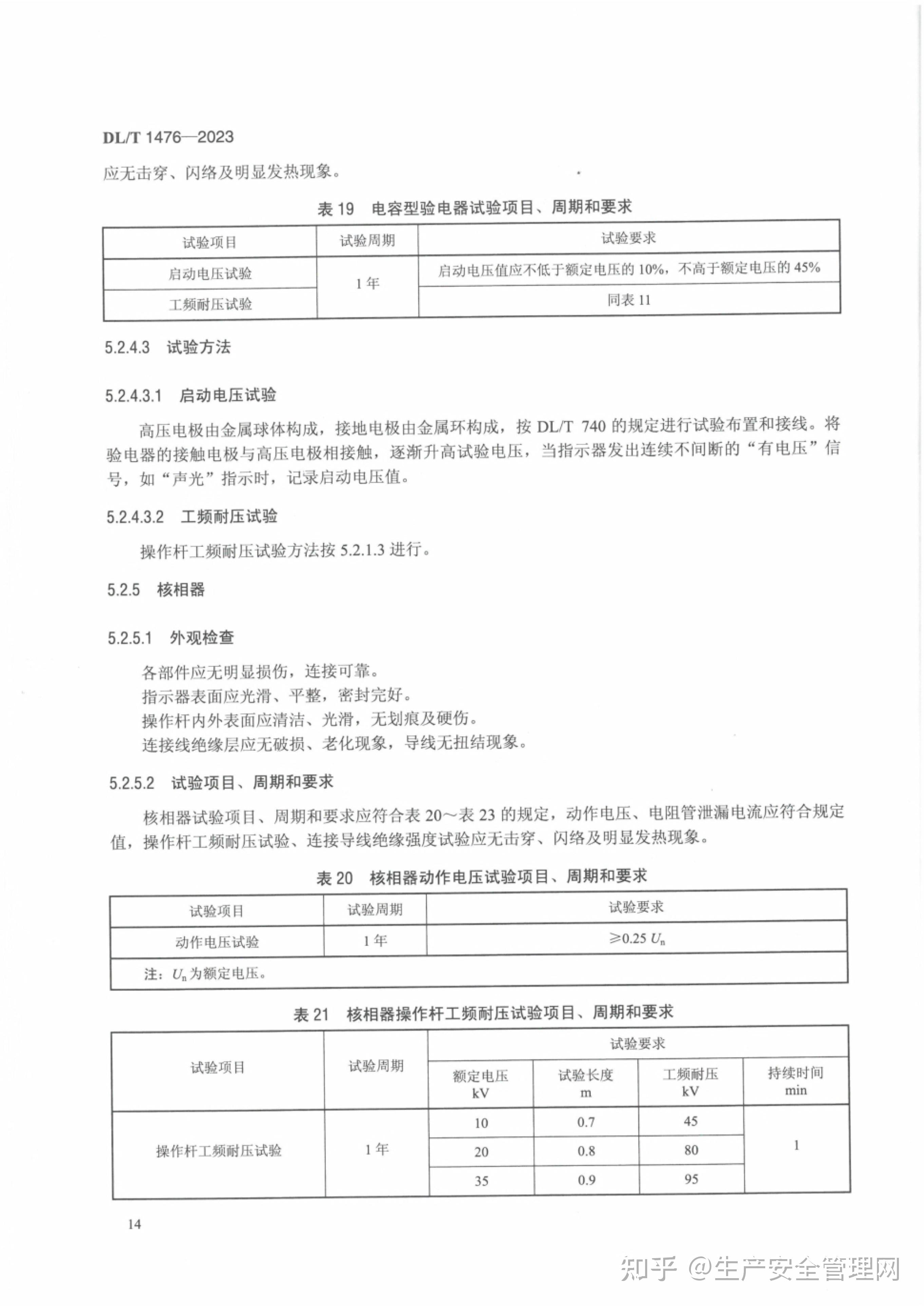 DL T 1476-2023 电力安全工器具预防性试验规程 - 知乎