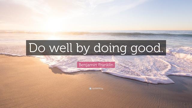 Do good to do well 的句子分析：“做好事，过上好日子“，兼谈 ”好人有好报“ 的英译 - 知乎