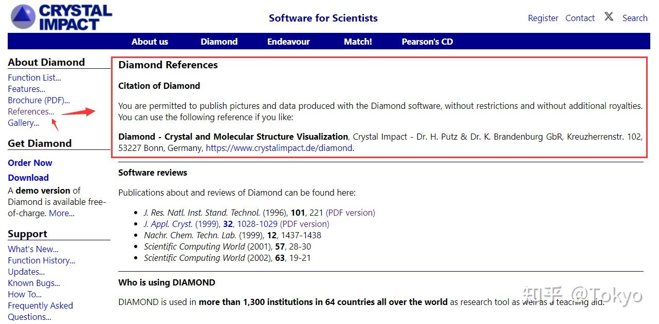 Diamond软件的参考文献 - 知乎