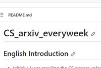Arxiv CS合集！每周更新！中文翻译！分享一个不断收集最新且有中文标题的CS arxiv论文的仓库 - 知乎