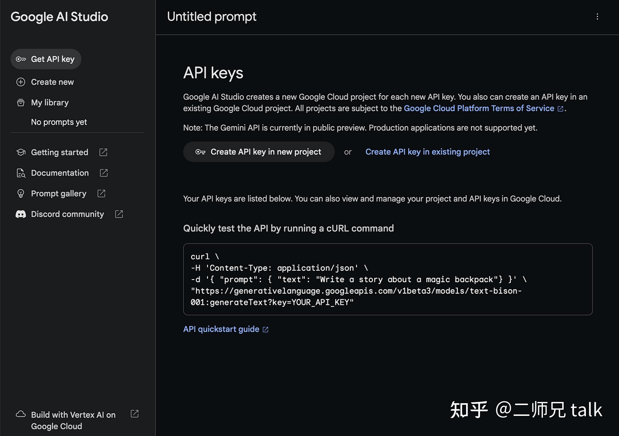 初学者指南：如何开始使用 Google Gemini API - 知乎