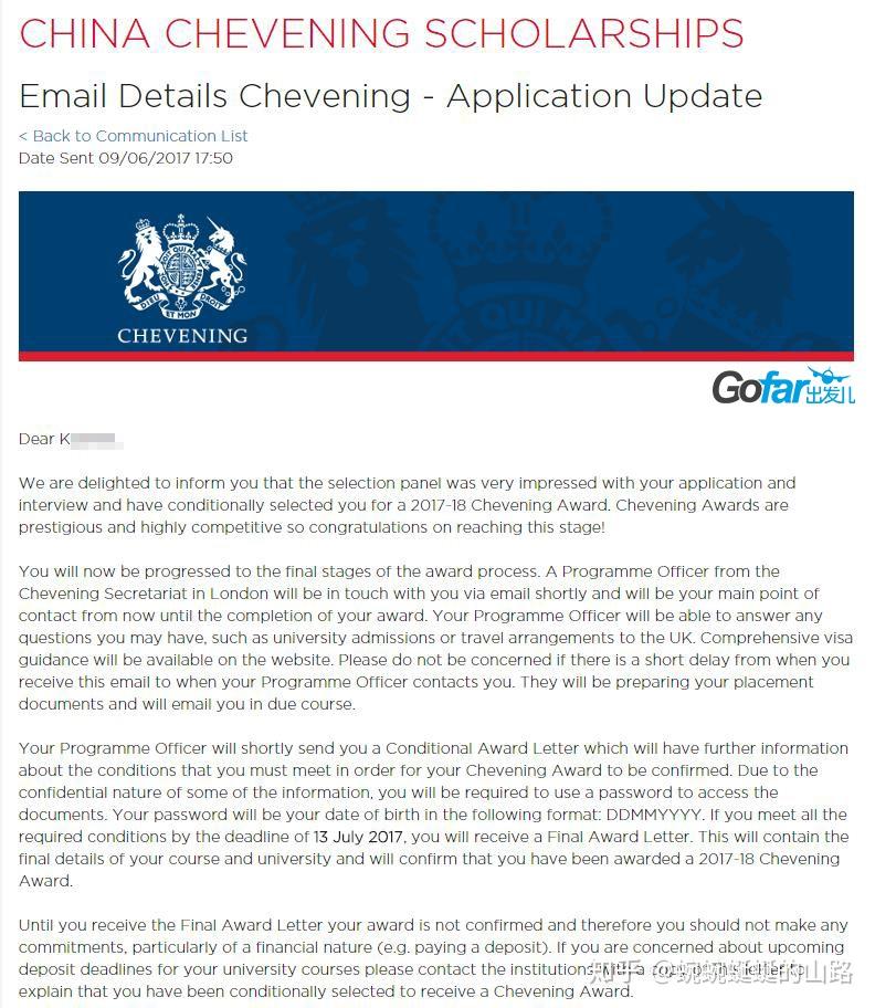 英国志奋领Chevening奖学金申请，开贴解答(连续10年申请经验) - 知乎