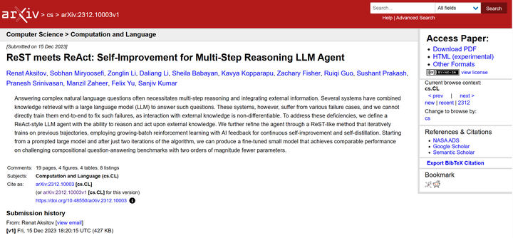 如何多步推理并整合外部信息？谷歌提出REST MEETS REACT！ - 知乎