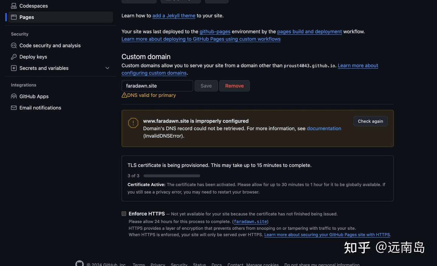 如何用Github免费搭建网站并绑定自己域名（Github Pages注册+部署） - 知乎