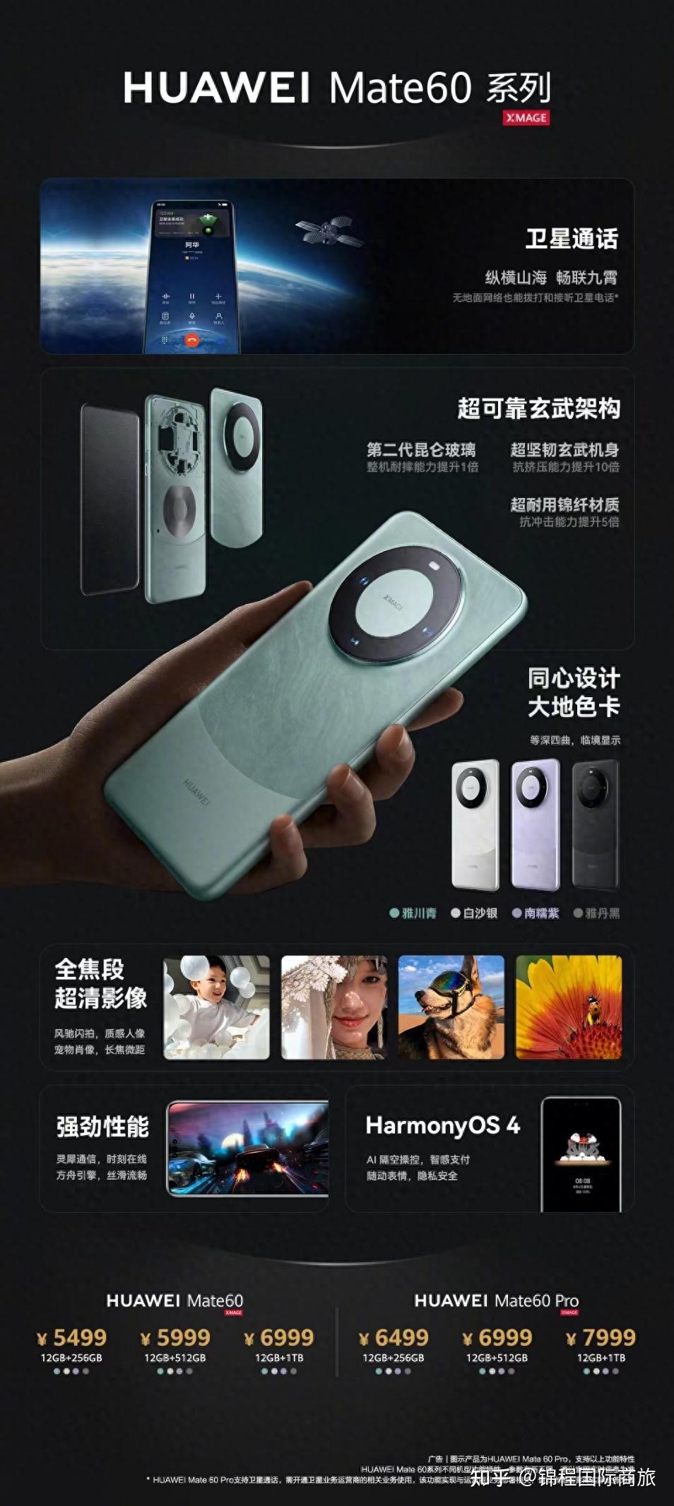 华为Mate 60/60 Pro手机全系价格公布，5499元 /6499元起 - 知乎