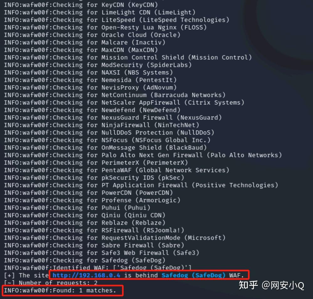 kali工具集-wafwoof指纹识别与WAF绕过技术 - 知乎