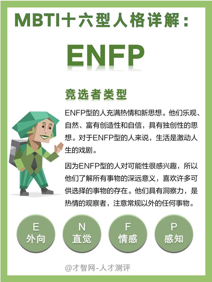 MBTI十六型人格详解：ENFP（竞选者类型） - 知乎