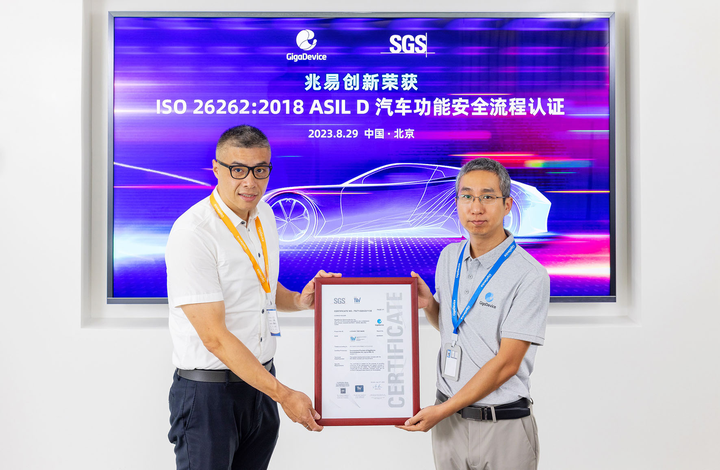 兆易创新获得ISO 26262 ASIL D流程认证， 汽车功能安全管理体系再上新台阶 - 知乎