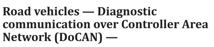 基于CAN总线实现的UDS诊断（DoCAN） - 知乎