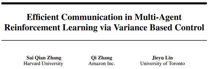 【MARL】Efficient Communication via Variance Based Control - 知乎