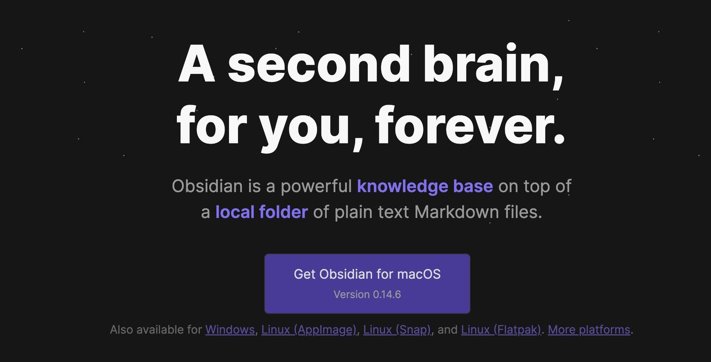 Mac/Win版Obsidian安装包下载 - 知乎