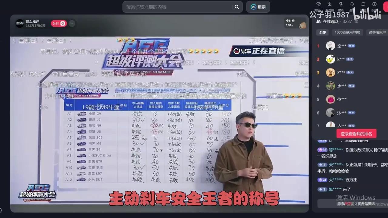 易车横评人驾 AEB测试，小米su7独孤求败，五冠王， 理想l9 问界m9随后 - 知乎