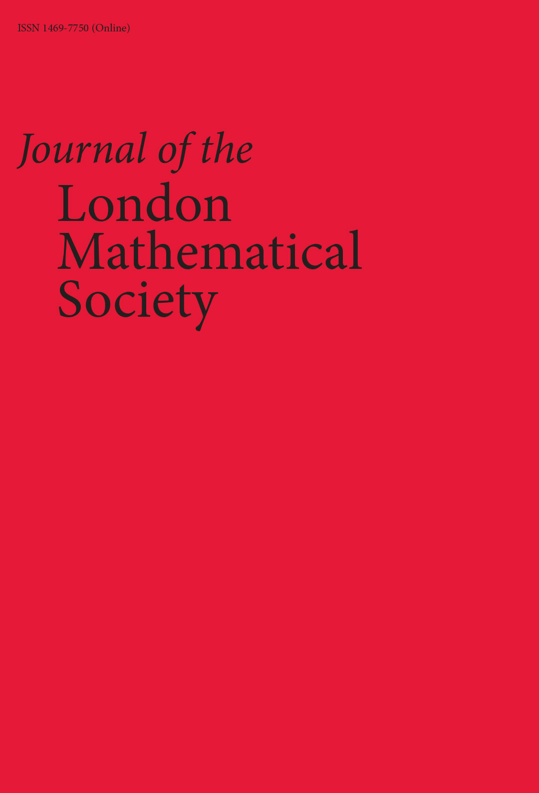 美英加澳数学会Mathematical Society主要期刊Proceedings of AMS, Bulletin, Journal of ...