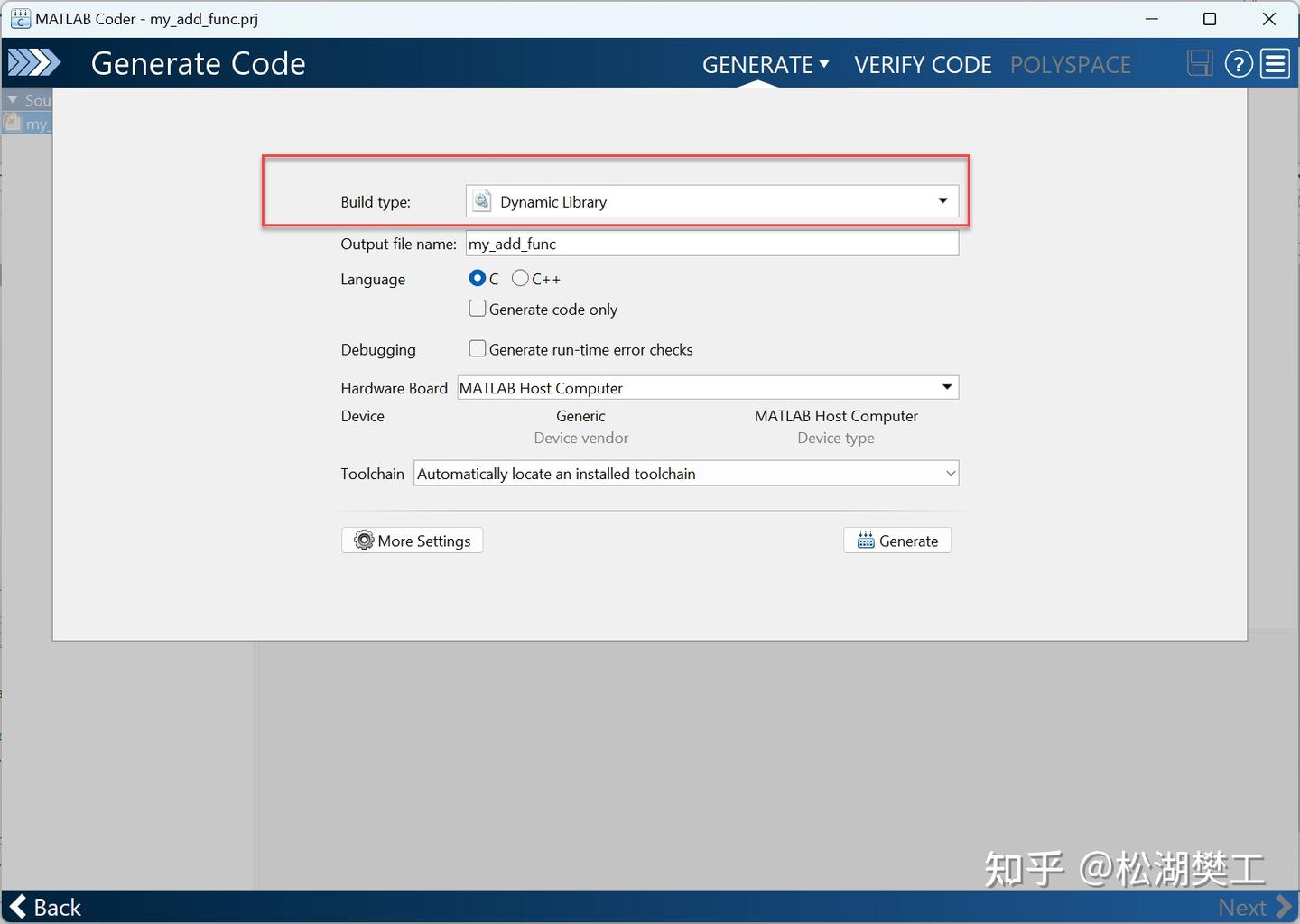 MATLAB 中的 DLL 生成与调用 - 知乎