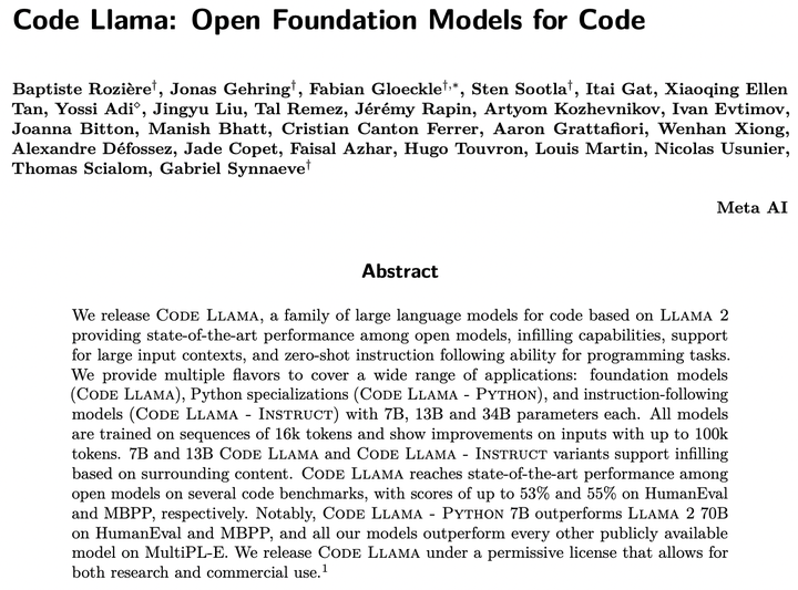 Text To Sql小白入门(五)开源代码大模型code Llama 知乎