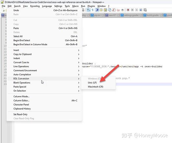运行命令出现错误 /bin/bash^M: bad interpreter: No such file or directory - 知乎