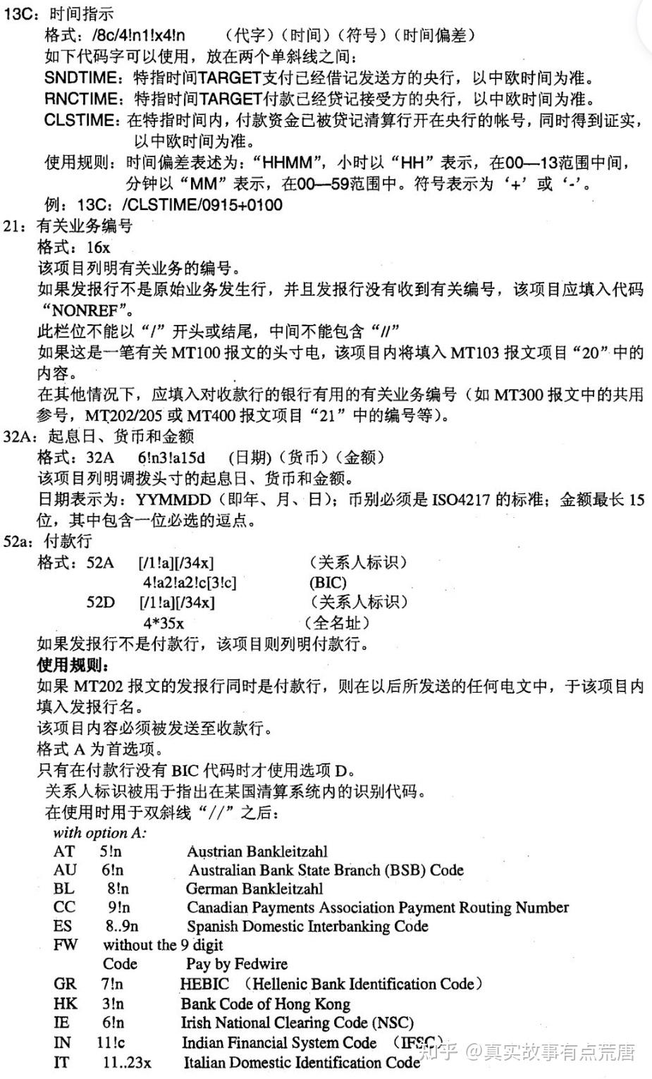 SWIFT MT 202 General Financial Institution Transfer一般金融机构转账 - 知乎