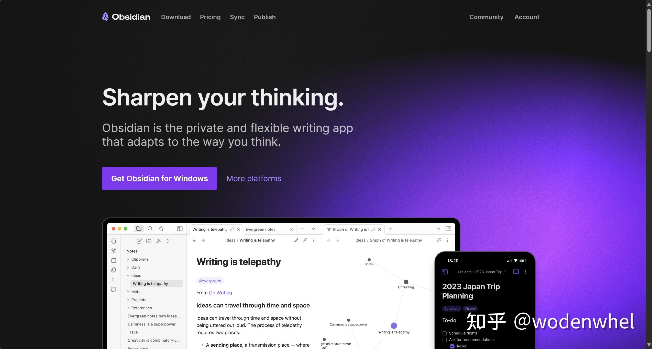 Obsidian快速上手指南-免费的markdown双链笔记软件 - 知乎