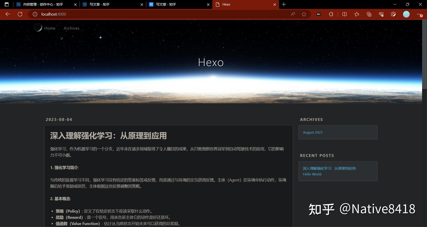 一小时实践入门 Hexo（一） - 知乎