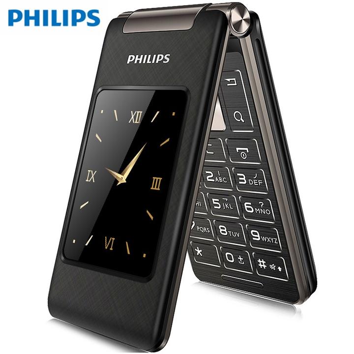 原价 ￥ 299 现价 ￥ 289 飞利浦（PHILIPS）E212A 深锖色 翻盖手机 大按键长待机 移动联通 双卡双待 老人手机 老年机 学生儿童功能机 - 知乎