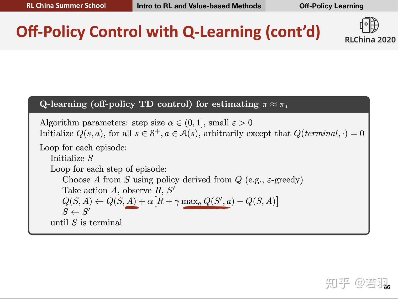 强化学习中sarsa算法是不是比q-learning算法收敛速度更慢？ - 知乎