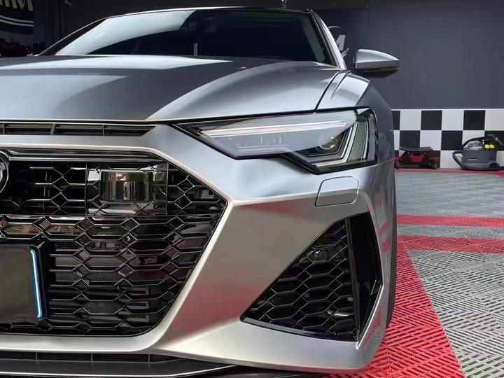 奥迪汽车SKTO改色膜保时捷原厂色GT银 - 知乎