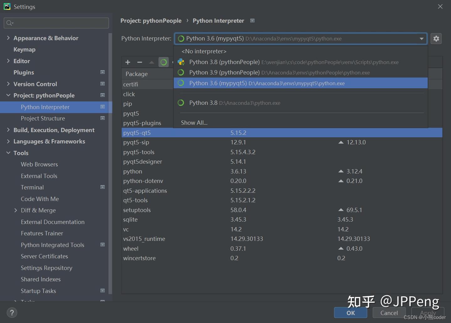 PyCharm配置Anaconda PyQt5开发环境 - 知乎