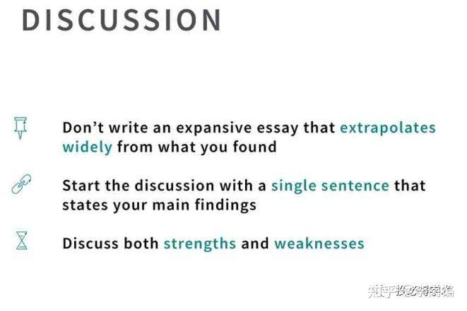 论文里面的“Result”、“Discussion”和“Conclusion”的区别是什么？ - 知乎