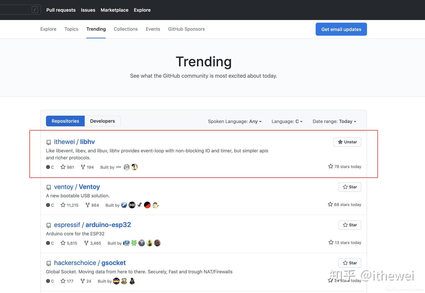 国产开源c/c++网络库libhv为何能上github trending - 知乎