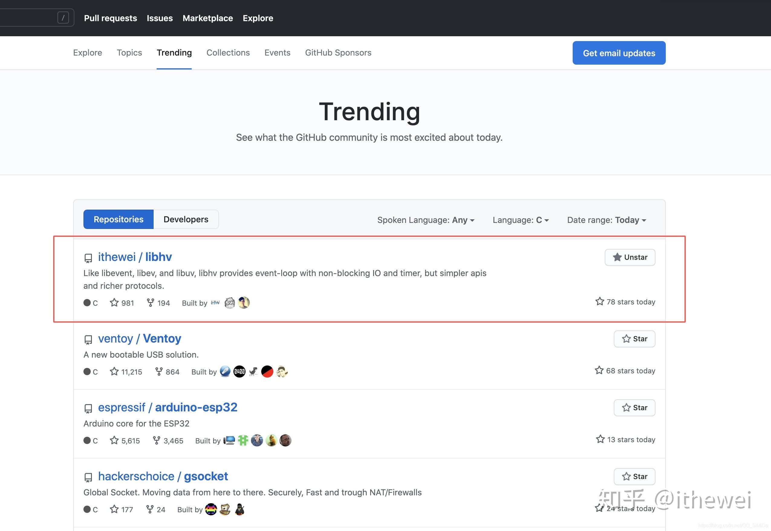 国产开源c/c++网络库libhv为何能上github trending - 知乎