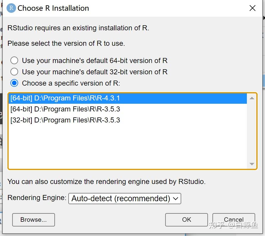 在Rstudio中更换绑定的R的版本 - 知乎