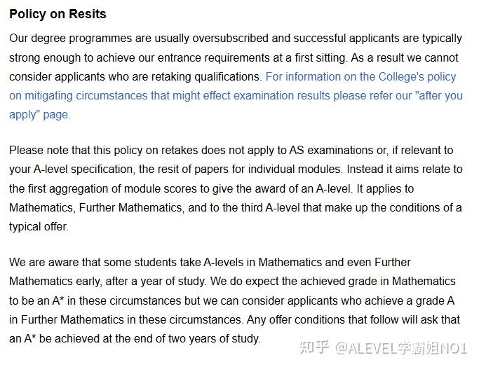 26fall预警！UCL 31个本科专业明确拒收A-level重考成绩！ - 知乎
