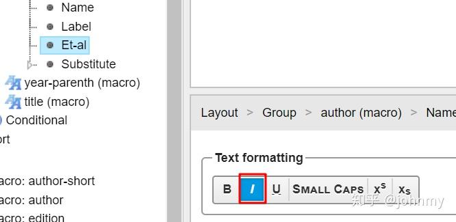 [Zotero]author+year格式下，et al如何变为斜体？ - 知乎